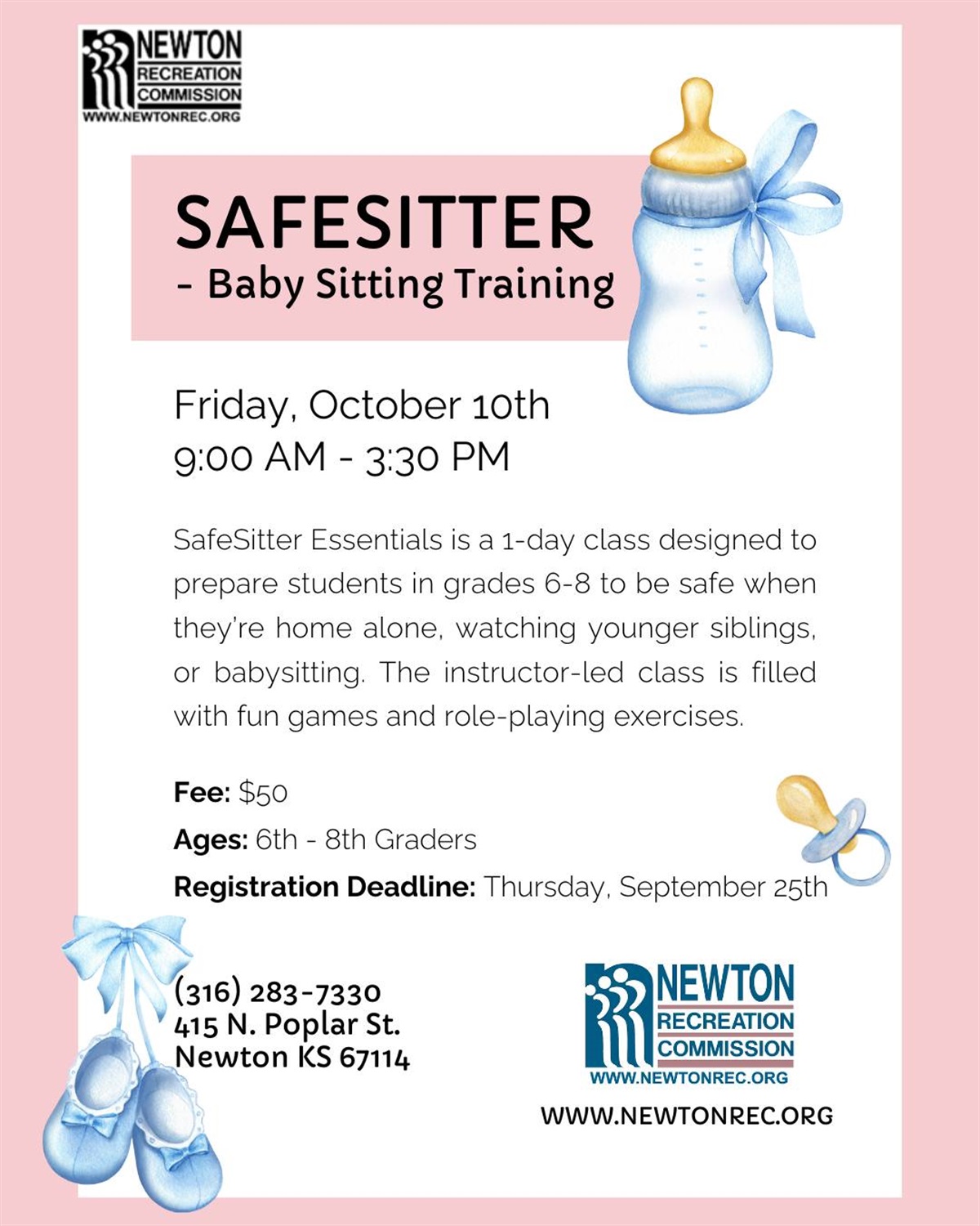 Safe Sitter Training | Choose Newton, KS